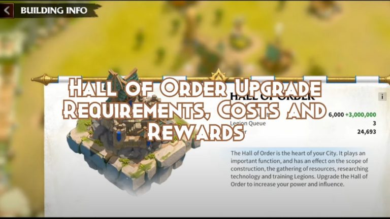 City Hall Upgrade Requirements, Costs and Rewards - Call of Dragons Guides