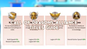 Call of Dragons Alliance Titles Guide - Call of Dragons Guides