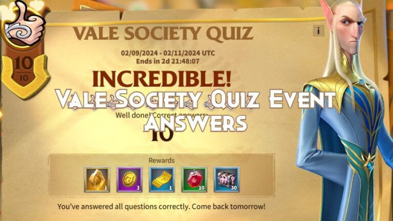 Quiz Quest Event Answers - Call of Dragons Guides